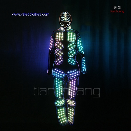 Fullcolor LED costumes with LED mask