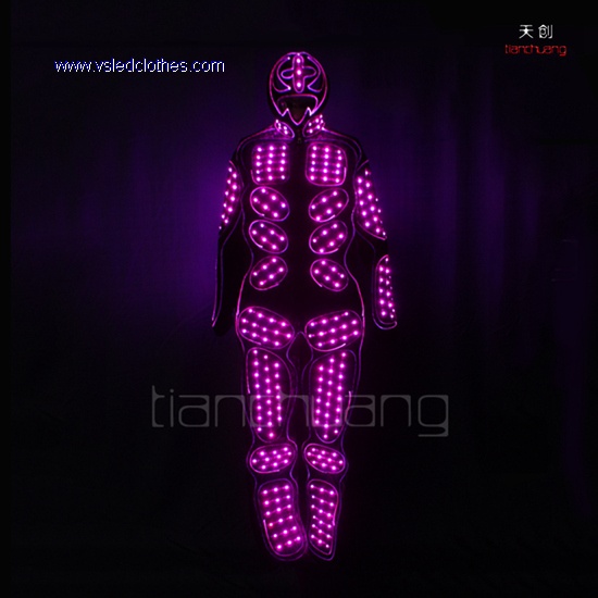 Fullcolor LED costumes with LED mask