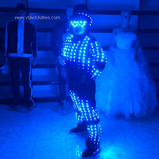 DMX512 Controlled LED Light Jumpsuits