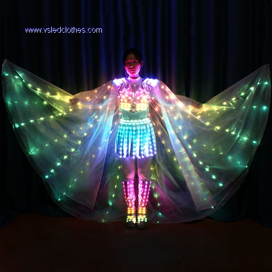Full Color LED Magic Fairy Outfit