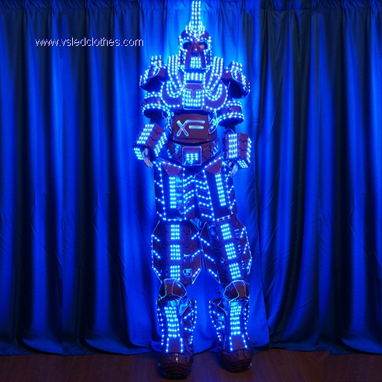 LED X-men Robot Suit