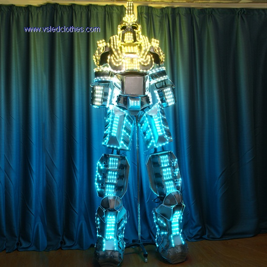 3D Stilts LED Walking Robot Costumes