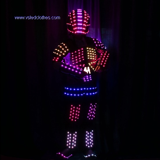 Full color DMX512 controlled LED outfit