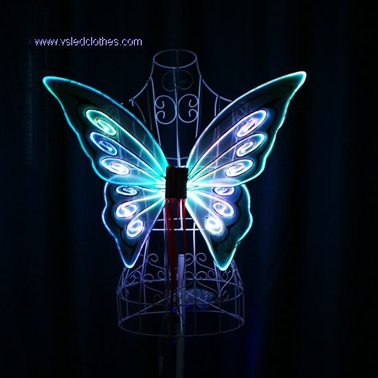 LED Light up Fiber Optic Butterfly Wings