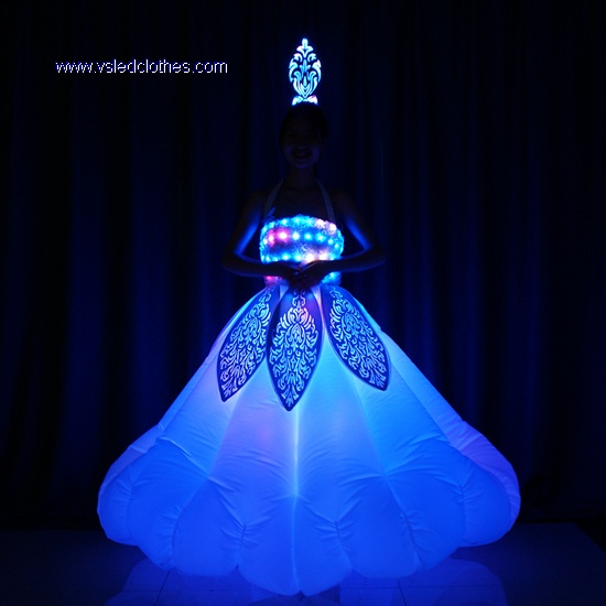 Full Color Programmable Full color LED Inflatable Dress