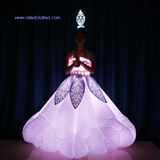 Full Color Programmable Full color LED Inflatable Dress