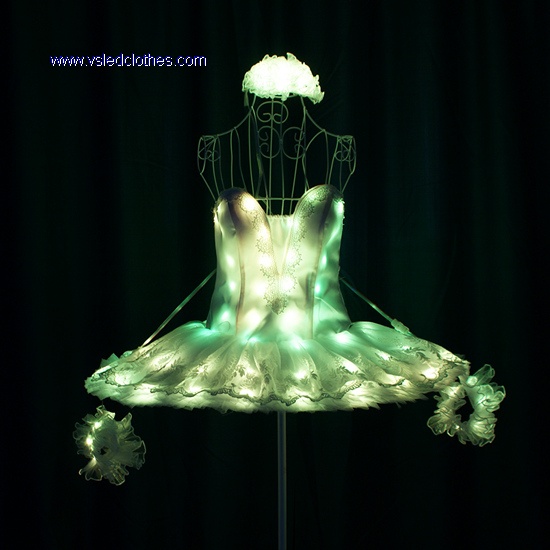 Full color LED Light up Ballet Skirt