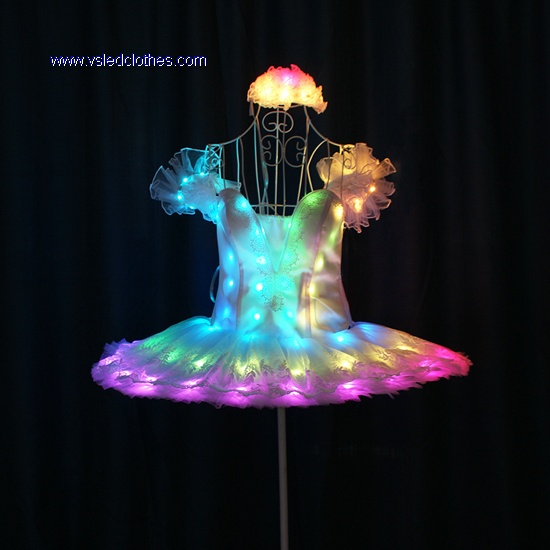 Full color LED Light up Ballet Skirt