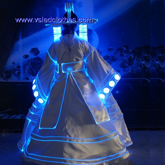 Amazing Korea style neon dress costume