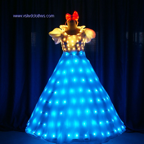 Full color LED Princess Dress
