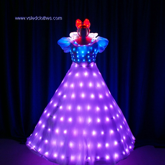 Full color LED Princess Dress