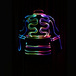 DMX512 Fullcolor LED Light Optic Fiber Clothes