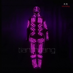 Fullcolor LED costumes with LED mask
