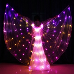 LED isis wings for dancing