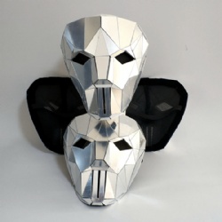 Chrome mirror mask