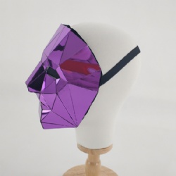 Purple Color Mirror man Mask